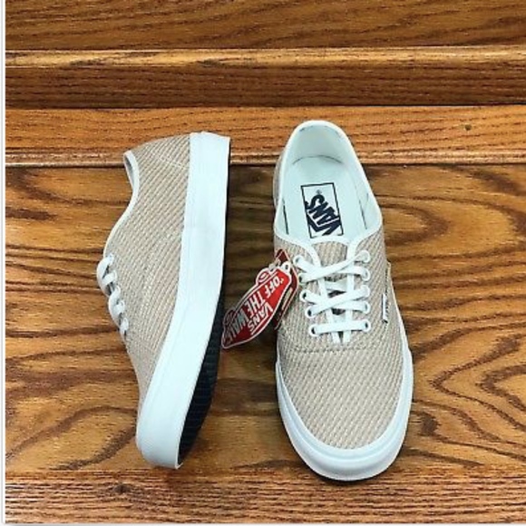 Vans | Shoes | Vans Authentic Slim Jersey Smoke True White Shoes | Poshmark